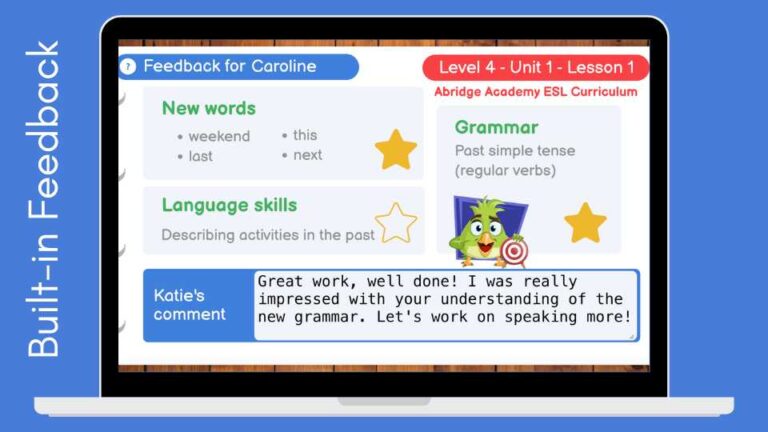 Abridge Academy – Best interactive online ESL curriculum teaching resources
